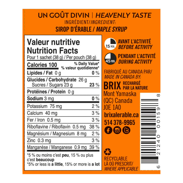 BRIX MAPLE 38g - Le Coureur